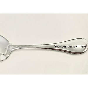 Custom tablespoon Dinner spoon stainless steel Engraved name ice cream Spoon Personalized Birthday Christmas Gift