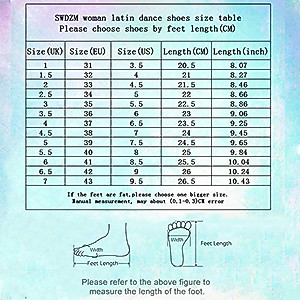 SWDZM Women Glitter Latin Dance Shoes Closed Toe Ballroom Salsa Tango Practice Performence Party Dancing Shoes,2040-Purple-LJS,Heel 2 2/5'',US 9