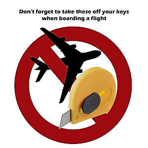 Ram-Pro Mini Retractable Utility Snap-Off Pocket Knives - Box Cutter, Package Opener, Letter Opener, Touch Knife, with A Keychain Hole (Pack of 6)