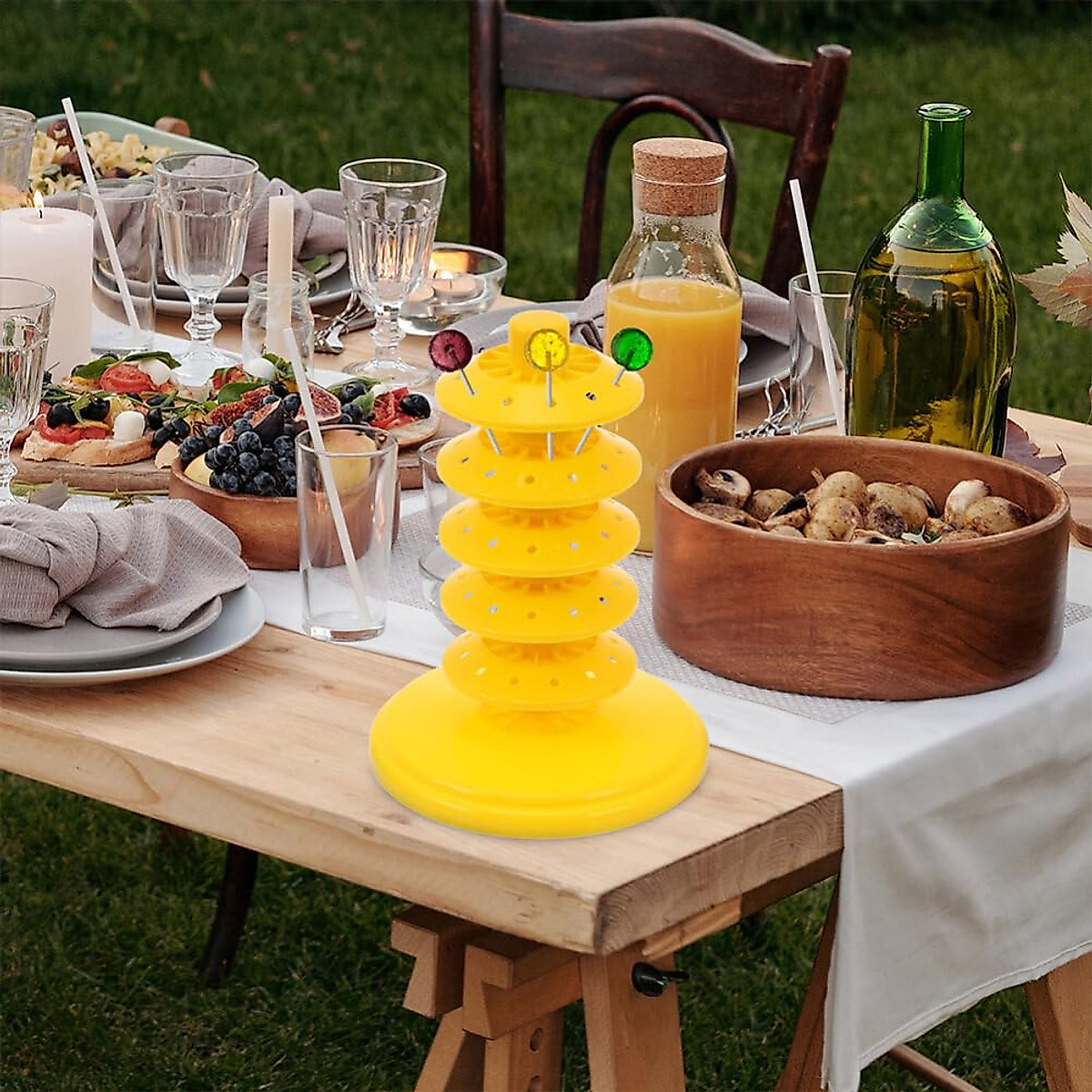 Mobestech Lollipop Stand Lollipops Stand Desktop Stand Cake Pop Display Lollipop Supplies Wedding Cake Decor Lollipop Sticks for Cake Pops Table Top Decor Multifunction Socket Pp Material