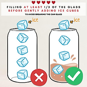 Friendship Gifts for Women Friends, Gifts for Friends Female, Gifts for Sister - Christmas Gifts for Best Friend, Christmas Gifts for Friends, Christmas Gifts for Best Friend Women - 20 Oz Can Glass