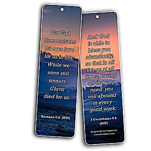 Bookmarks for Bible Verses About Grace NIV (30 Pack) - Handy Reminder Book Marker About God’s Grace