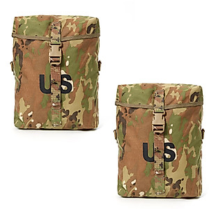 MT 2Pcs US Military MOLLE Sustainment Pouch, Army Utility Pouch OCP