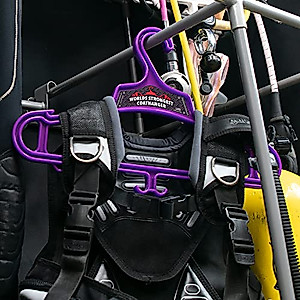 Worlds Strongest Coat Hanger | USA Made | 140 lb Load Capacity | Multipurpose Gear Hanger | Coyote 498 (6)