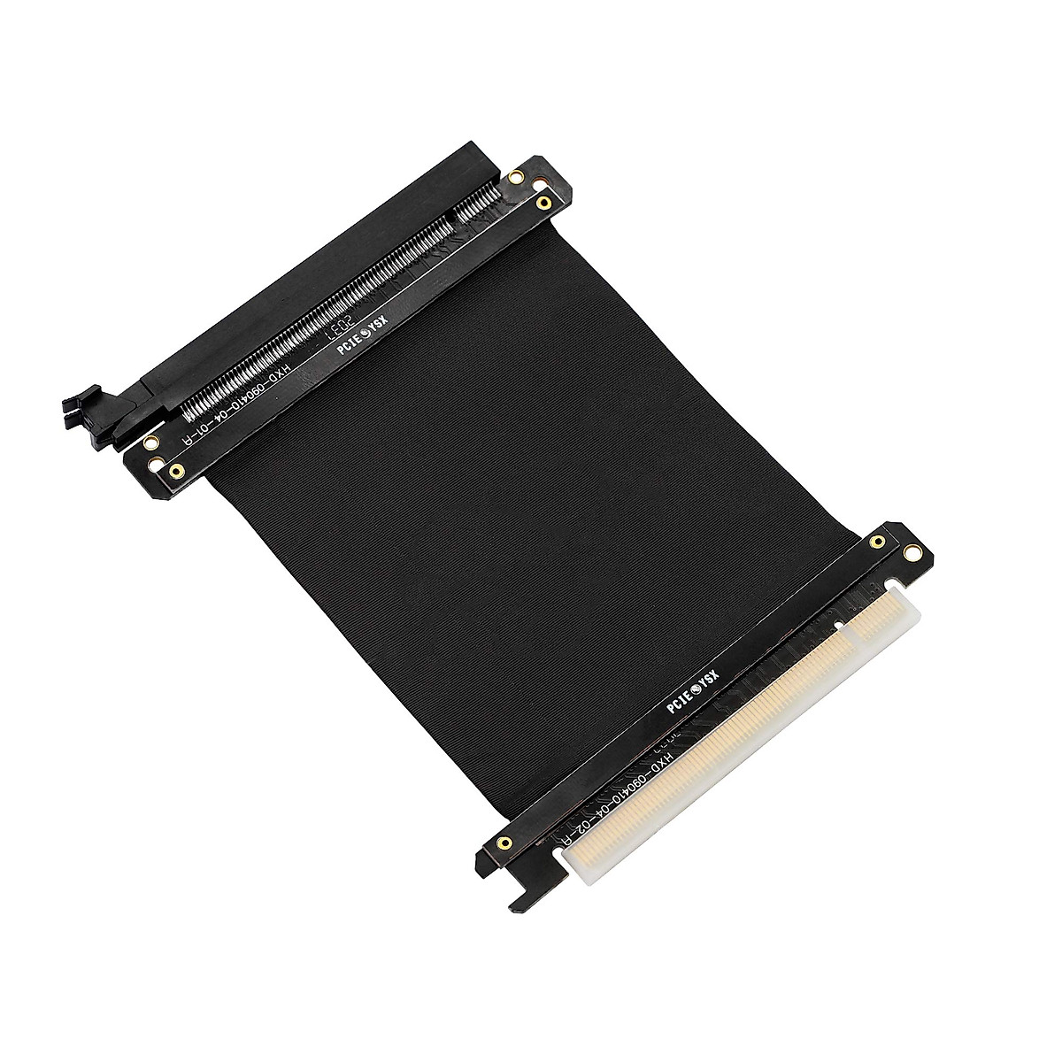 SinLoon PCI-E Express X16 Riser Extend Card PCIE 3.0 Cable Card Extension Port Adapter High Speed Riser Card Compatible with GTX RTX Series, Radeon Series Graphics Card (Balck 100mm)