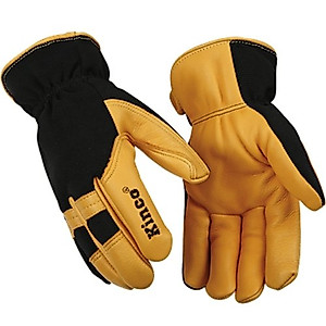 Kinco Lined Premium Hybrid Leather Work Gloves, Heatkeep™ (Style No. 101HK)