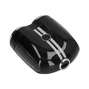 VINGVO Electric Mini Beard Shaver, Type C Charging Wet Dry Dual Use IPX7 Electric Beard Clipper for Travelling (Black)