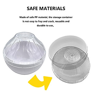 CALIDAKA Onion Keeper Reusable Garlic Shaped Food Saver Storage Containers, Fruit and Vegetable Storage Holder Sealing Box Bowls for Refrigerators, White