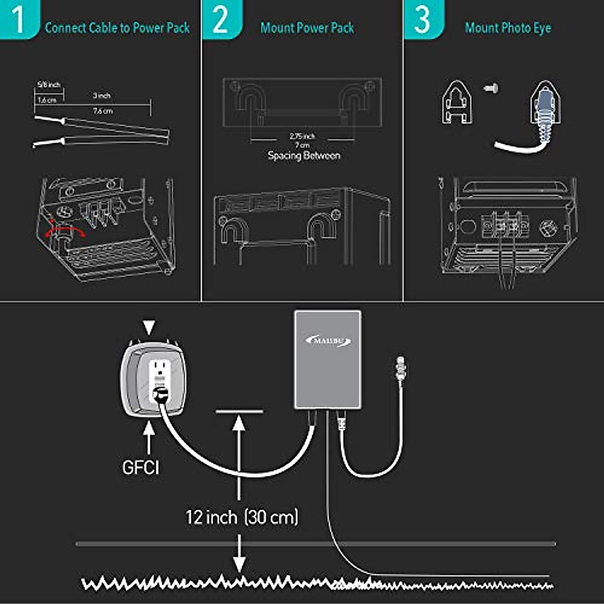 Malibu Low Voltage Transformer 45 Watt for Outdoor Landscape Lighting with Photocell Sensor Timer and Weather Shield for Spotlight Floodlight Garden Pathway Light 120V AC to 12V AC