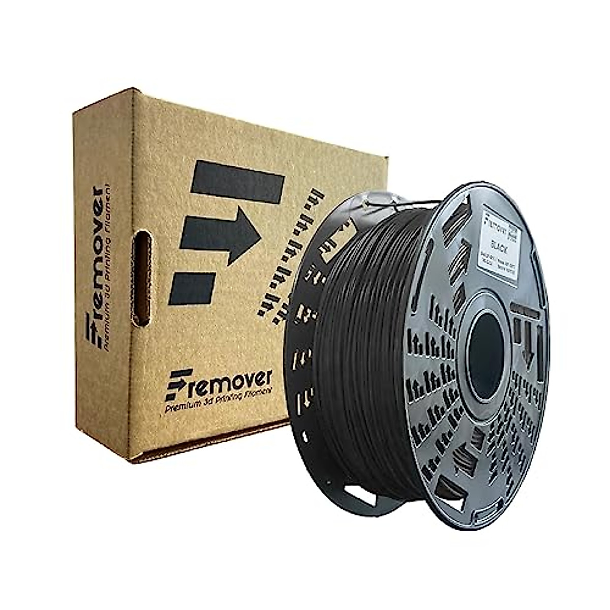 Filament 1.75mm PLA, 3D Printer Filament, Filament 1 KG Spool, Filament Dimensional Accuracy 0.03 mm, Filament PLA, 3D Printing Filament, 3D Filament (Black)