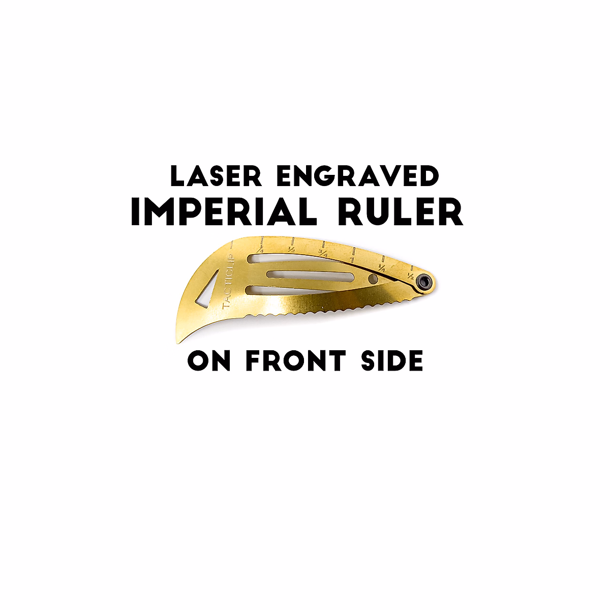 4 Pack - Light Tan Tactical Hair Clips, Multitool Snap Barrettes - Multi-Functional Keychain Metal Multi Tool - Box Cutter, Serrated Edge, Raptor Claw - Anti-scratch Surface