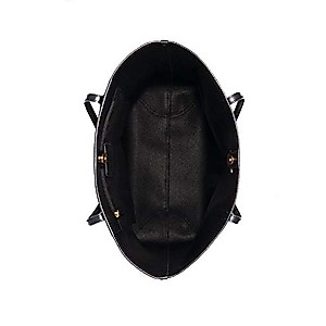 COACH WOMENS City Tote In Signature Canvas (Brown Black)