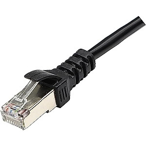 RJ45 Network Splitter Adapter Cable,zdyCGTime 1 RJ45 Male to 2 RJ45 Female Network Y Splitter Cable, LAN Connector, Suitable for Super Category 5 Ethernet, Category 6 Ethernet.(Black) (Black)