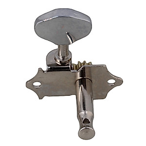 BQLZR Chrome Tuning Pegs Machine Heads 2R2L For Ukulele 4 String Guitar Bass