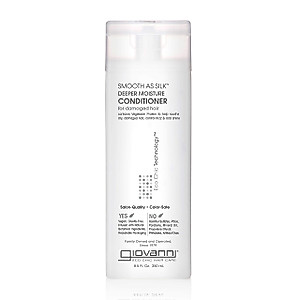 GIOVANNI Smooth As Silk Conditioner, 8.5 FZ
