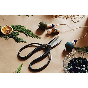 Bonsai Pruning Scissors for indoor outdoor gardening, Higurashi Bonsai Shears in a bamboo gift box, Versatile tool for use around the kitchen, house and garden