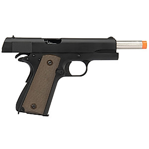 Army Armament Full Steel 1911 Gas Blowback Airsoft Pistol w/Silver Barrel -R31