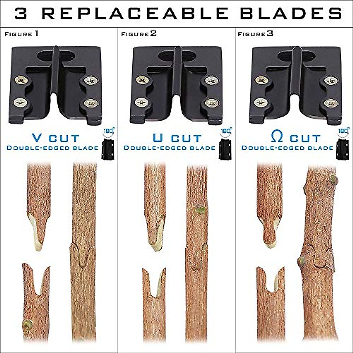 LCDCM Portable Fruit Tree Grafting Machine Garden Grafting Seedlings Grafting Machine with Foliage Trimming Scissors Grafting Cutting Tool Set (Grafting Shear)