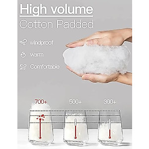 Gihuo Women’s Winter Warm Long Sleeve Zip Front Short Baggy Puffer Jacket with Pockets(Black-L)