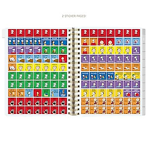 Graphique 2024 Spiral Frosted Cover Planner | 18 Month Organizer July 2023 - Dec. 2024 | Weekly & Monthly Spreads | To-Do & Note List | Reference Tabs | Reminder Stickers | Snoopy House | 6” x 8”