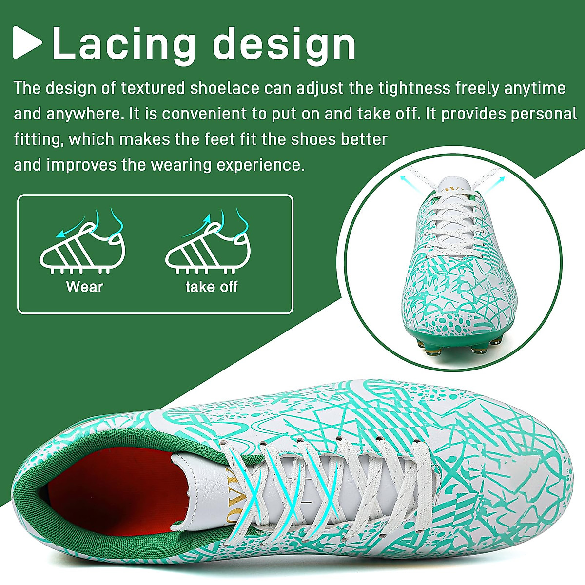 Mens Soccer Cleats - Womens & Youth Football Cleats, Turf & Outdoor Soccer Shoes, AG/FG & Low Top