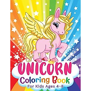 Unicorn Coloring Book: Cute Unicorns for Coloring for Kids (For kids from 4 years)