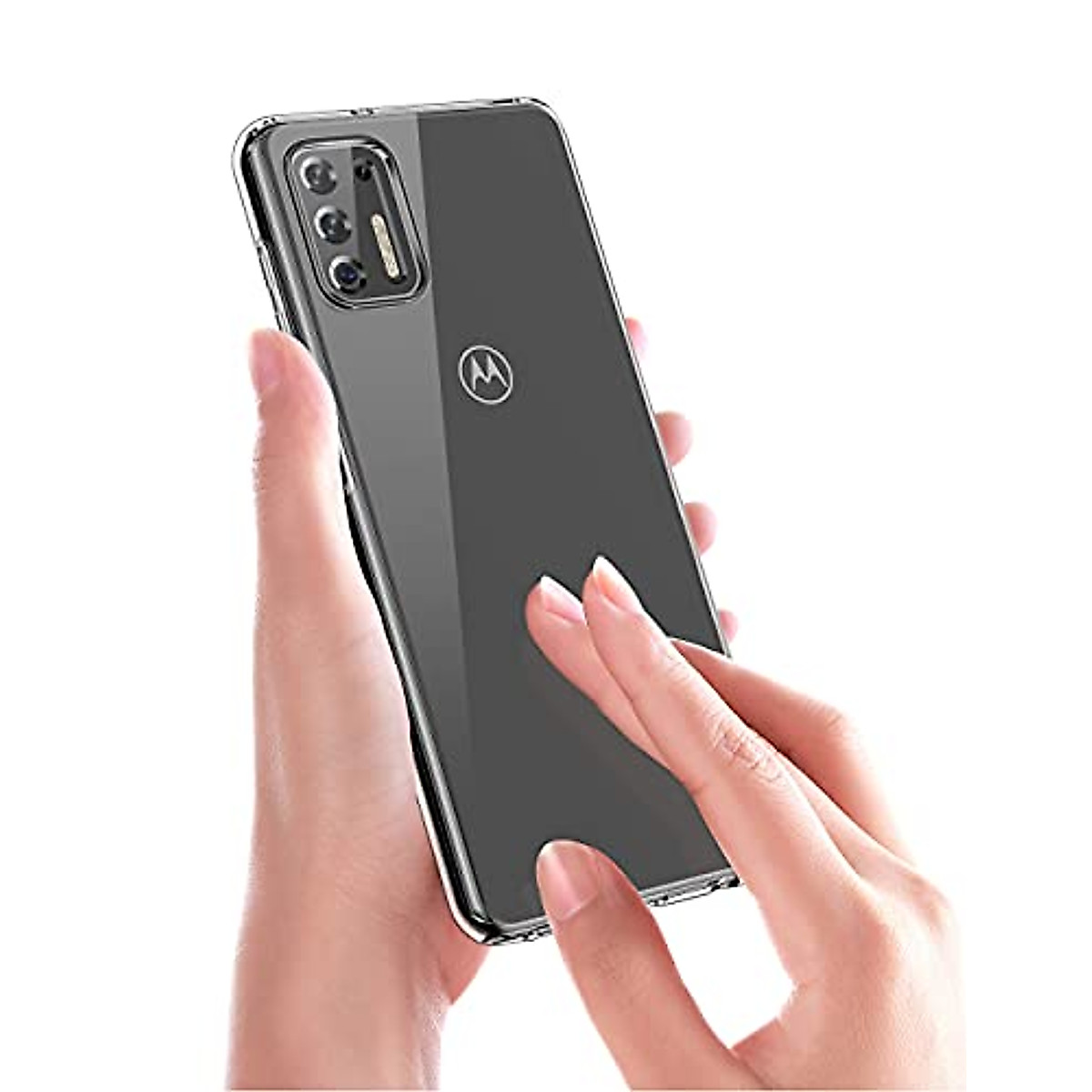 for Moto G Stylus 2021 Clear Case Soft Skin Slim Thin Flexible TPU Scratch Resistant Silicone Gel Shockproof Protective Cases Cover for Motorola G Stylus 2021