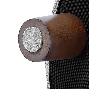 Homepop Home Decor | Upholstered Round Storage Ottoman | Ottoman with Storage for Living Room & Bedroom, Light Gray Tweed Large