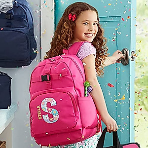 Let's Make Memories Personalized Kids Backpack with Lunch Box (Optional) - Pink, Flowers