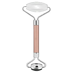 REAL TECHNIQUES Cryo Sculpt Facial Roller, Face Massage Roller, For Puffy Eyes and Under Eye Roller, For Face, Neck, and Eyes, 1 Count, Pink