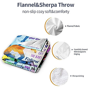 Mubpean Gymnastics Gifts Blanket 50"x40" - Gymnastic Gifts for Girls - Gymnastics Room Decor - Gymnastics Party Decorations - Girls Gymnastics Gifts - Birthday Party Gift Ideas for Teens Kids Daughter