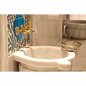 DLK Ottoman Faucet, Turkish Bath Tap - Turkish Hammam Tap , Ottoman Hammam Faucet - Decorative Bathroom Faucet Tap -Wall Mount Antique Brass Faucet - Fountain Faucet,Gold