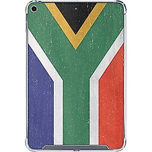 Skinit Clear Tablet Case Compatible with iPad Mini 5 (2019) Originally Designed South Africa Flag Distressed Design