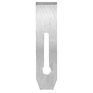 Bench Plane Blade, High-Carbon Steel Carpentry Woodwork Hand Planer Blade, Replacement Woodwork Planer DIY Tool - Silver White(Width-51MM)