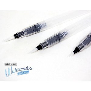 Sargent Art Watercolor Brush Pen Set, Clear