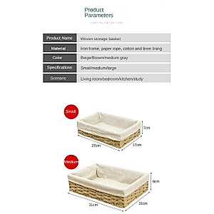 Handmade storage basket (Off White)