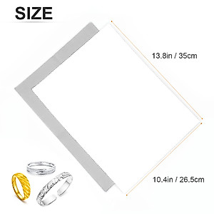 2 PCS Jewelry Cleaning and Polishing Cloth, 100% Pure Cotton Silver Polishing Cloth for Sterling Silver & Gold & Platinum Jewelry and Large Silverware, Reusable Soft Jewelry Cleaning Cloth