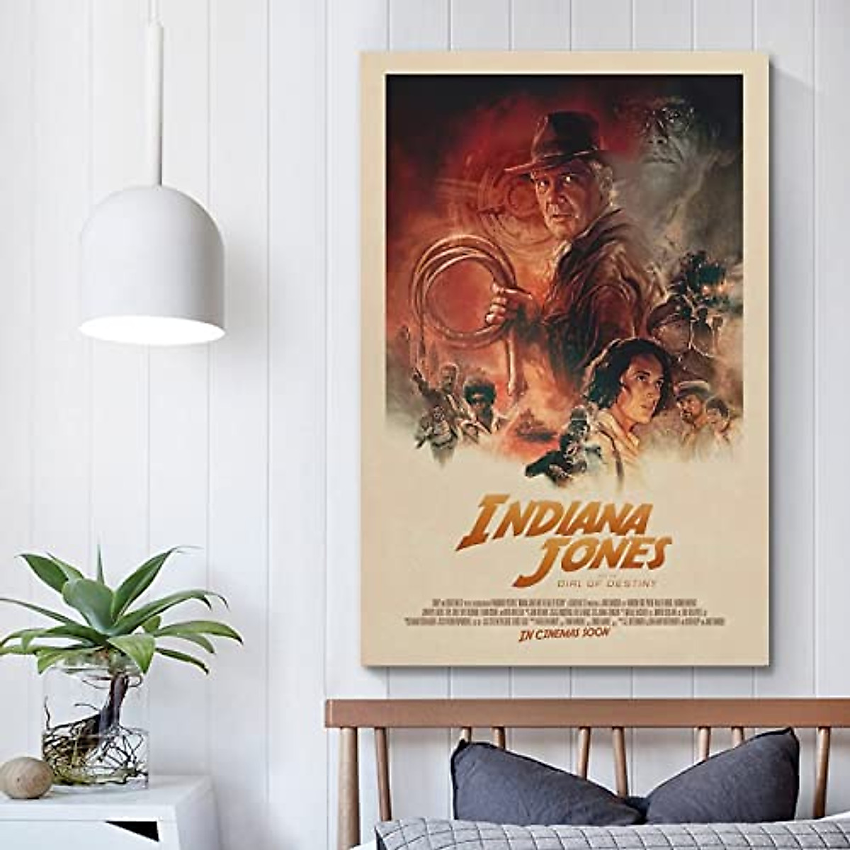 Movie Indiana Jones Poster and The Dial of Destiny Movie Poster (16"x24"UnFramed)