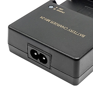 MH-24 Quick Battery Charger Compatible with EN-EL14 EN-EL14A Battery for Nikon D5100 D5200 D5300 D5500 D5600 D3100 D3200 D3300 D3400 D3500 Df Coolpix P7000 Digital SLR Cameras Power Supply