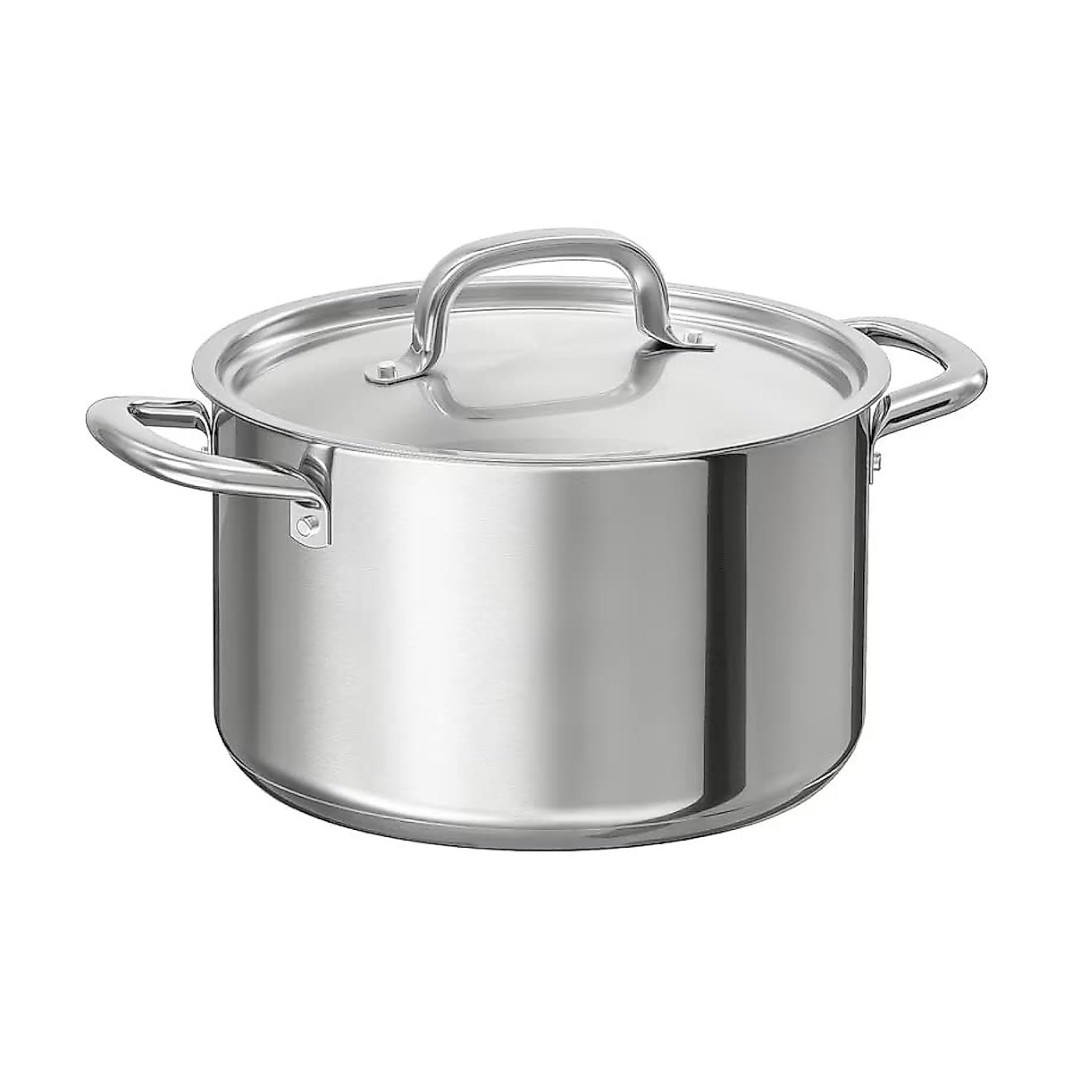 IKEA Thick / Clean and Simple Design Pot with Lid, Stainless Steel 5.0 l (5 qt)