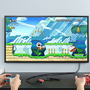 Switch Dock for Nintendo Switch,Portable Dock with HDMI TV USB 3.0 Port and USB C Charging,Compatible with Nintendo Switch Steam Deck MacBook Pro/Air Samsung and More