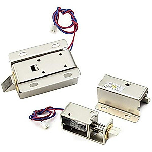 UHPPOTE DC12V File Display Cabinet Drawer Latch Assembly Solenoid Electric Lock