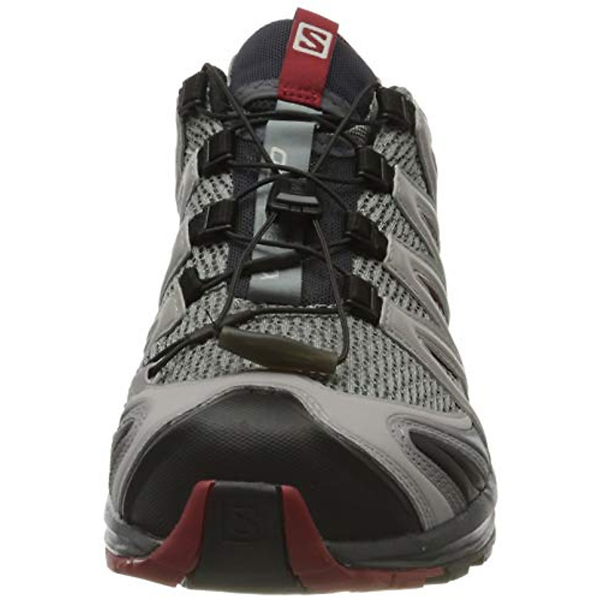 Salomon XA PRO 3D Trail Running Shoes for Men Sneaker, Grey Monument/Ebony, 8.5