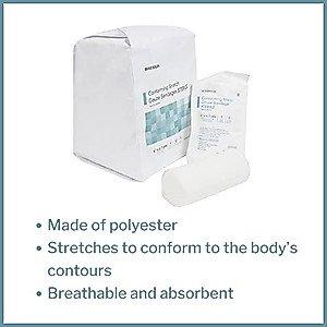 McKesson Conforming Stretch Gauze Bandages, Sterile, 4 in x 4 1/10 yd, 96 Count