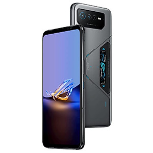 ASUS ROG Phone 6D Ultimate 5G AI2203 Dual 512GB 16GB RAM Factory Unlocked (GSM Only | No CDMA - not Compatible with Verizon/Sprint) Aeroactive Cooler 6 Included - Space Gray