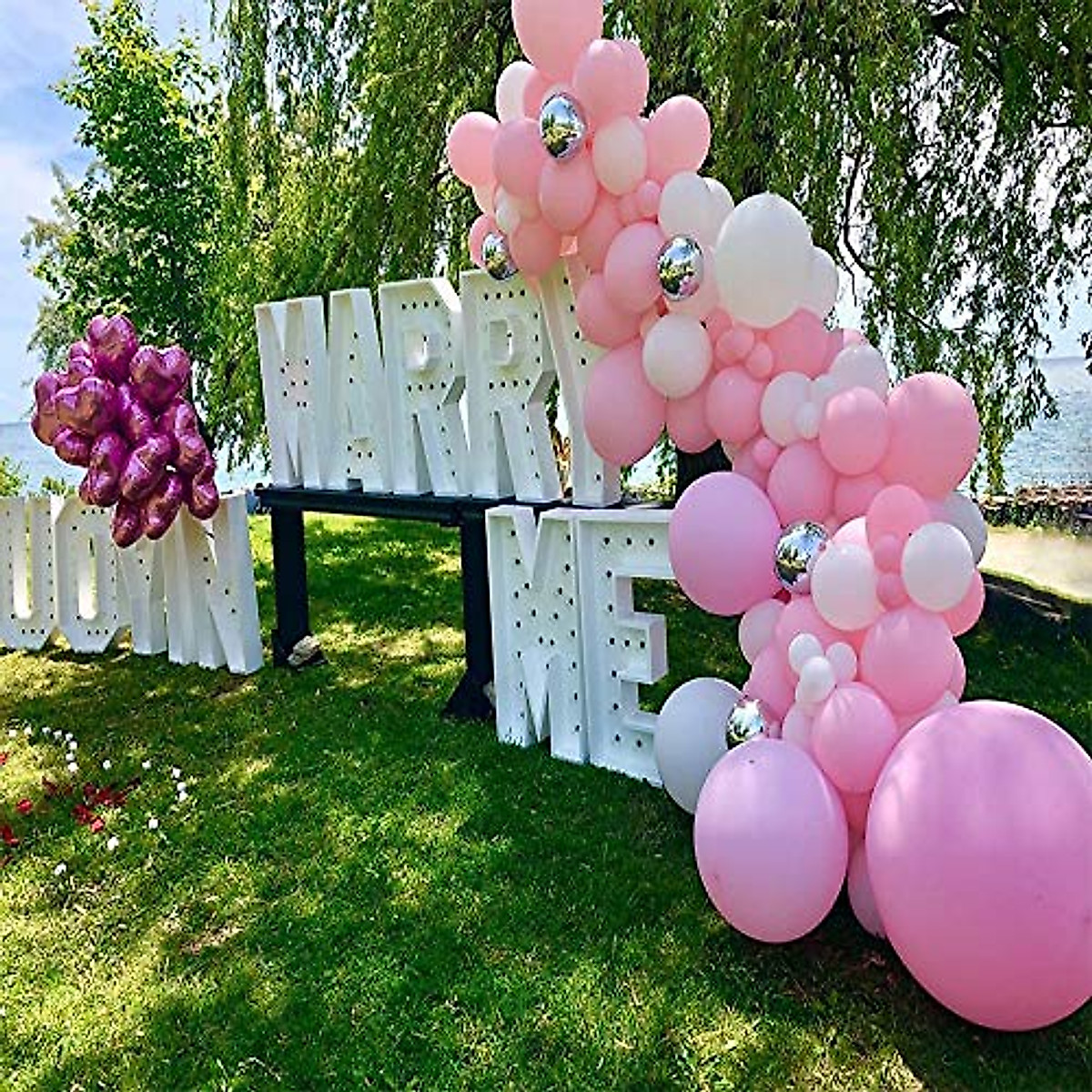18 inch Pastel Balloons for Parties 10 pcs Macaron Latex Balloons for Birthday Wedding Engagement Anniversary Christmas Festival Picnic or any Friends & Family Party Decorations-pastel pink