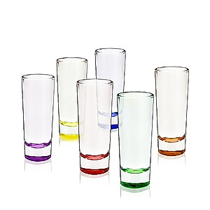 True Shooter Glasses, Shot Glasses Set of 6, Tequila Shot Glasses Whiskey Shot Glasses, Shot Glasses Set 2oz Shot Glasses, Cool Shot Glasses, Assorted
