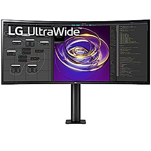 LG 34WP88CN-B 34" 21:9 Curved UltraWide QHD (3440 x 1440) PC Monitor Bundle with Deco Gear Wired Gaming Mouse and Deco Gear Large Extended Pro Gaming Mouse Pad