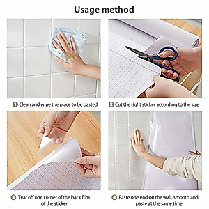 Transparent Adhesive Film Kitchen Oil Proof Sticker Protective Film Wall Protector Contact Paper Shelf Drawer Liner Film 23.62Inx118In