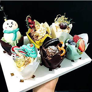 Sinrier 200 Count Tulip Baking Cups Cupcake Muffin Liner for Weddings, Birthdays, Baby Showers, Colourful and Natural（Ten color）